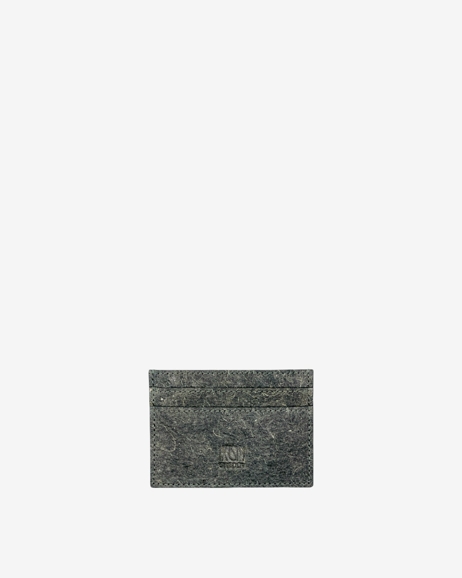 Grey Leather Card Holder | Card Holder Wallet | IKON SWEDEN