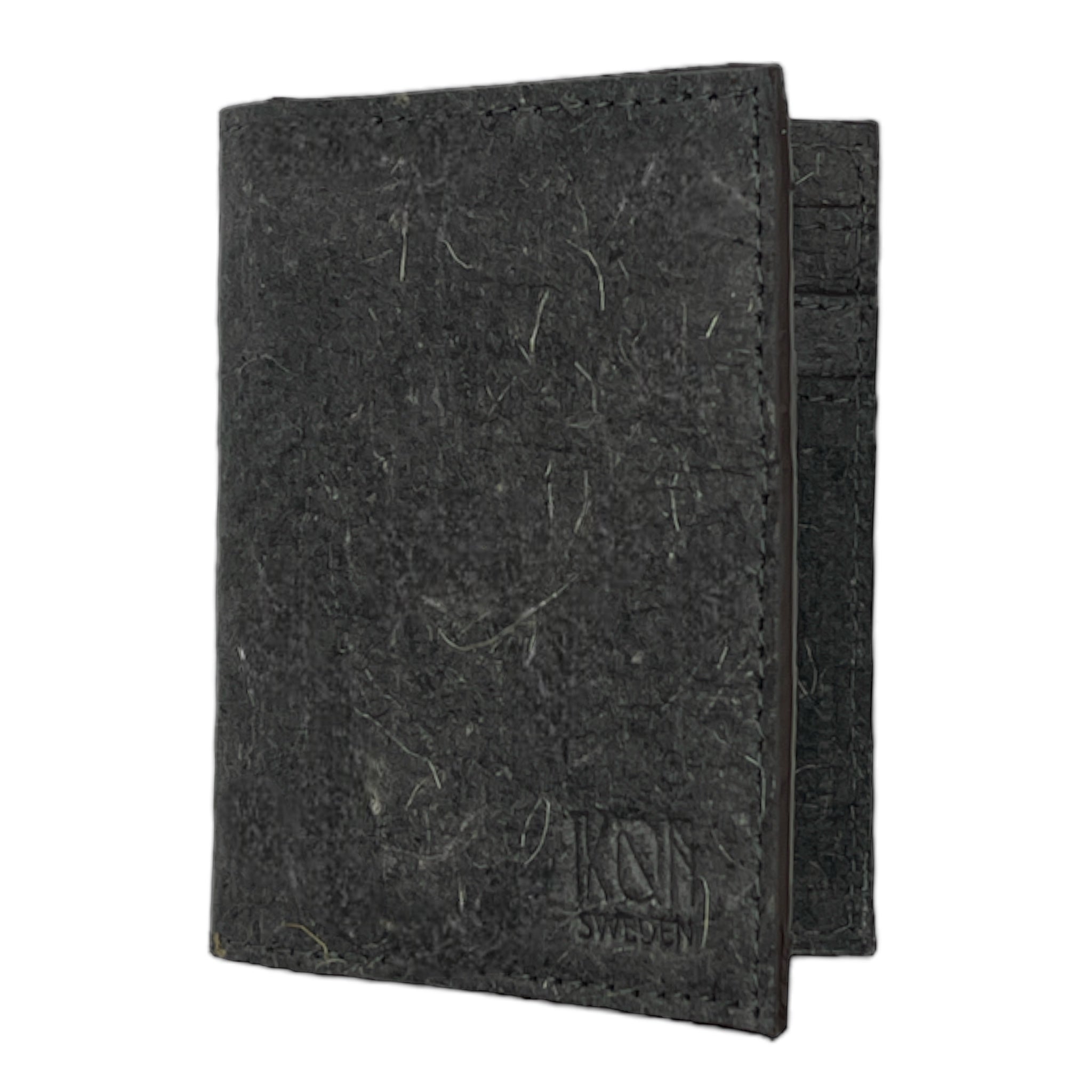 Vegan Leather Black Card Holder | Grey Card Holder | IKON SWEDEN