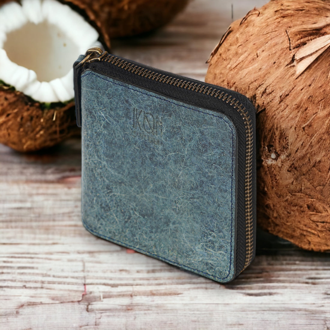 Plant based Leather Wallet | Unisex Zip Wallet | Cruelty free – IKON SWEDEN